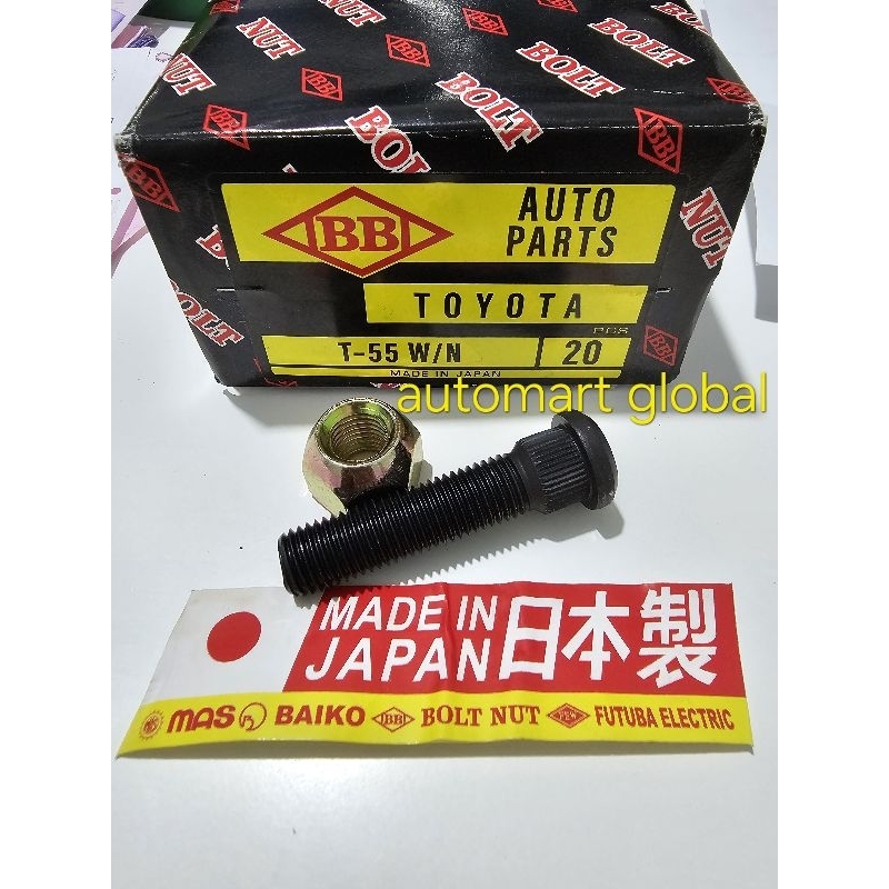 Jual Baut roda toyota kijang 5k 7k innova avanza Fortuner yaris vios ...