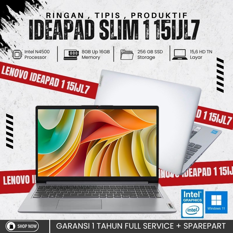 Jual Laptop Terbaru dengan Desain Slim & Layar Tajam LENOVO IDEAPAD 1 ...