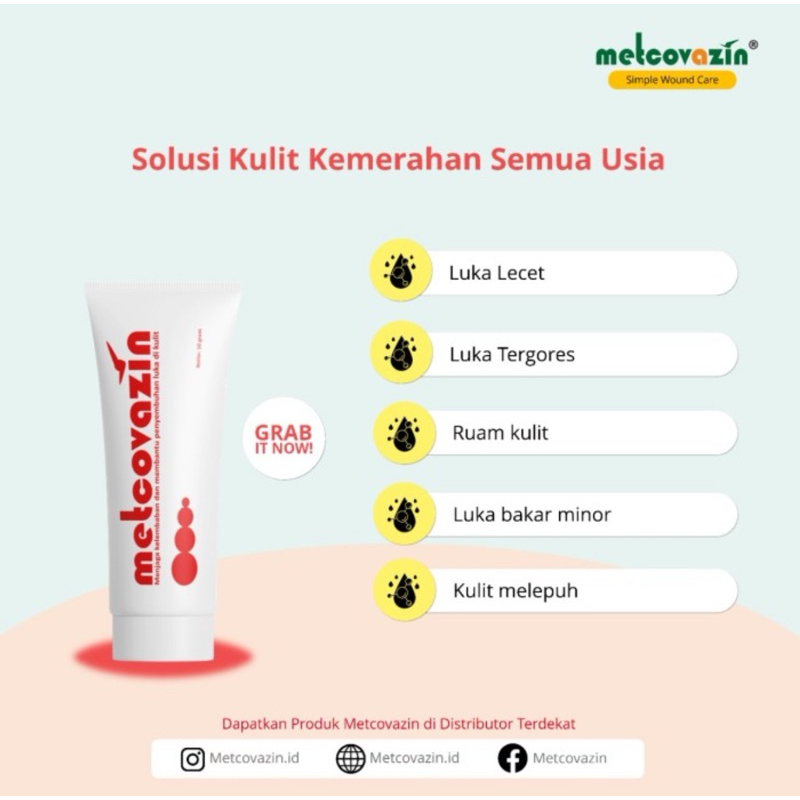 Jual Salep Luka - METCOVAZIN RED - 25 gram | Shopee Indonesia