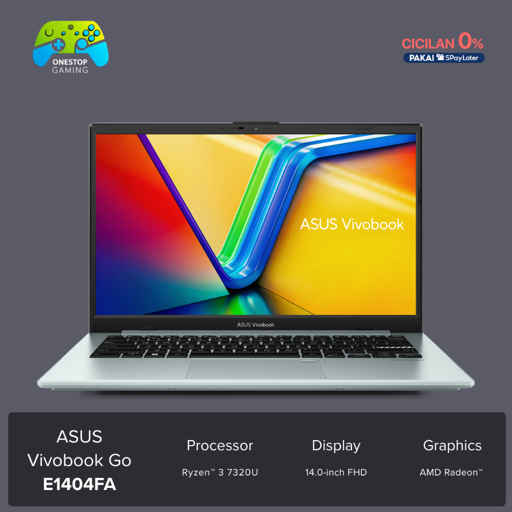Jual Asus VivoBook GO 14 E1404FA R3-7320U 8GB/512GB 14" IPS FHD Win11 ...