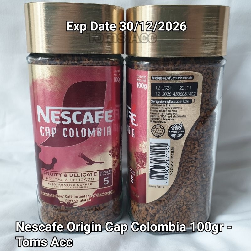 Jual Nescafe Gold Cap Colombia Fruity Delicate 100gr | Shopee Indonesia