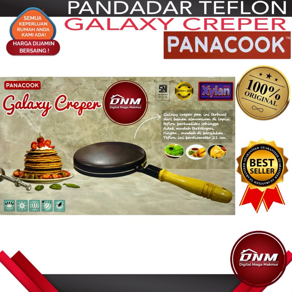 Jual Galaxy Creper Pan Wajan Terbalik untuk Membuat Dadar Gulung ...