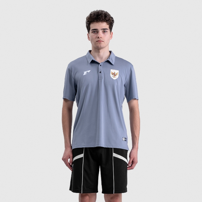 Jual Erspo Timnas 2025 Polo Short Sleeve Cool Breeze Medium Grey ...