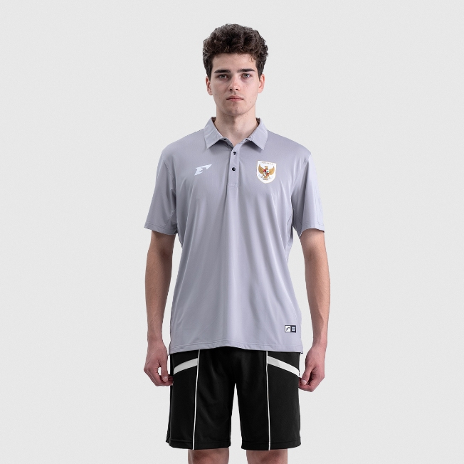 Jual Erspo Timnas 2025 Polo Short Sleeve Cool Breeze Light Grey ...