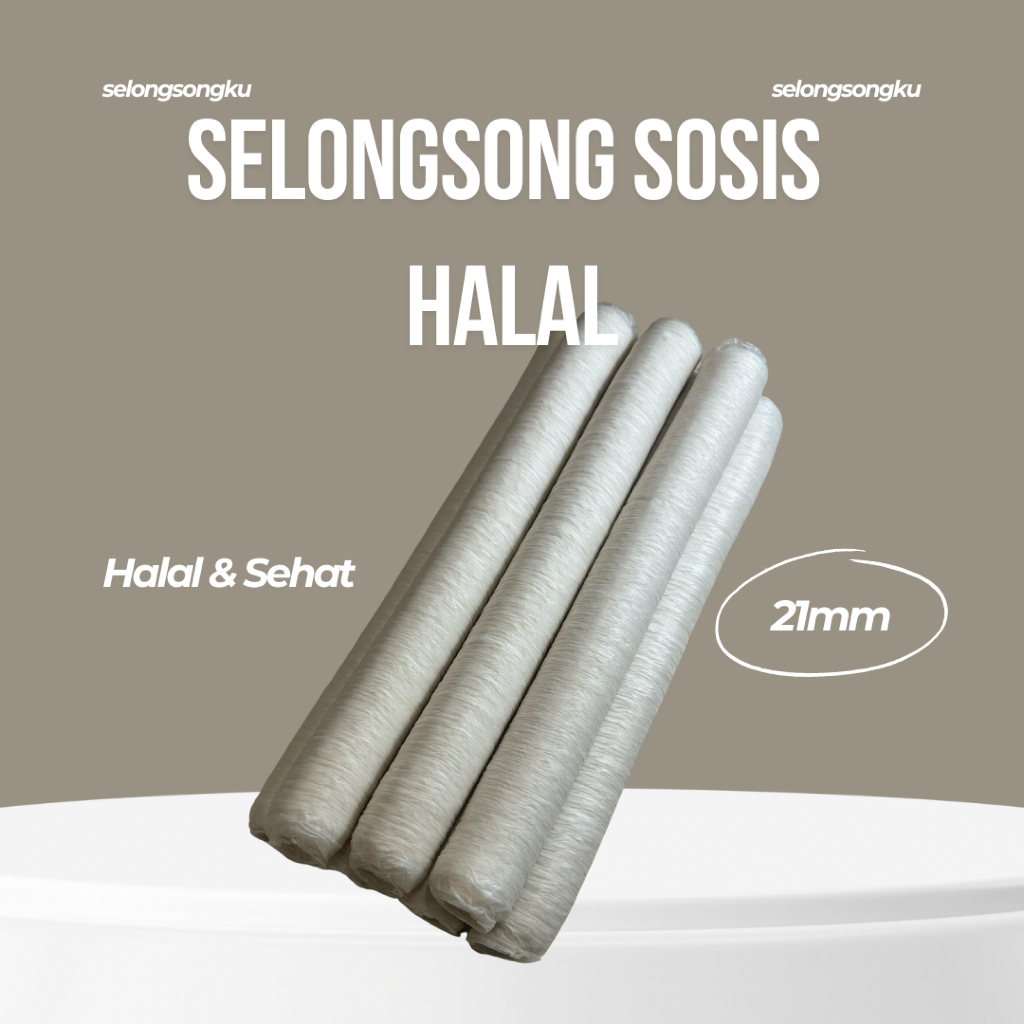 Jual 21 mm CLEAR - Casing Selongsong Sosis Kolagen Collagen Edible ...
