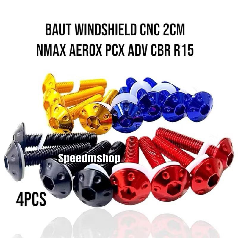 Jual BAUT VISOR BAUT PROBOLT VISOR WINSIELD NMAX PCX LEXI ALL NMAX ...