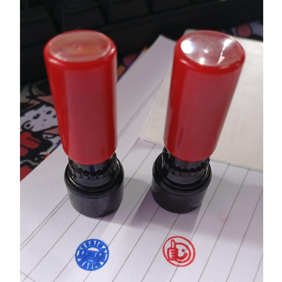 Jual CAP STAMPEL OTOMATIS / CAP STEMPEL OTOMASIS D 12mm D 17mm KECIL ...