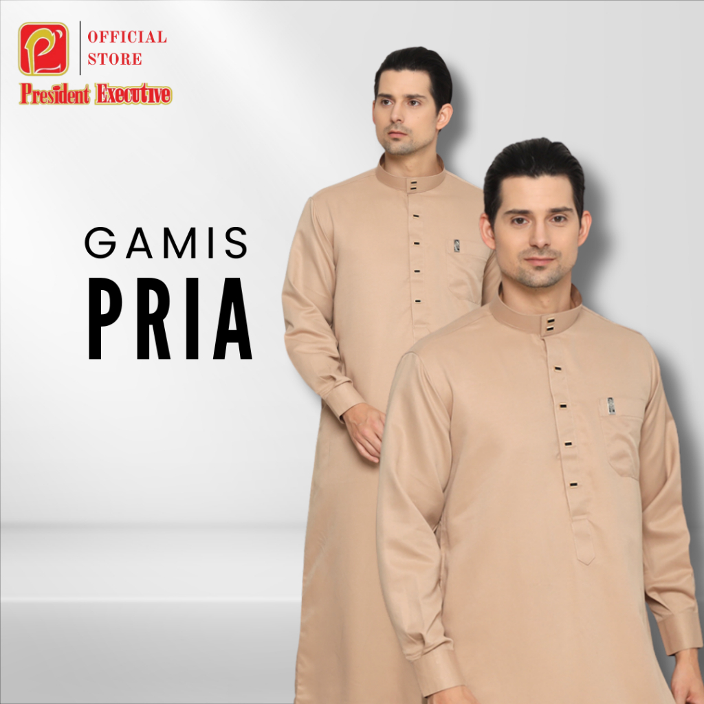 Jual President Executive - Gamis Pria Jubah Laki Laki Polos Lengan ...