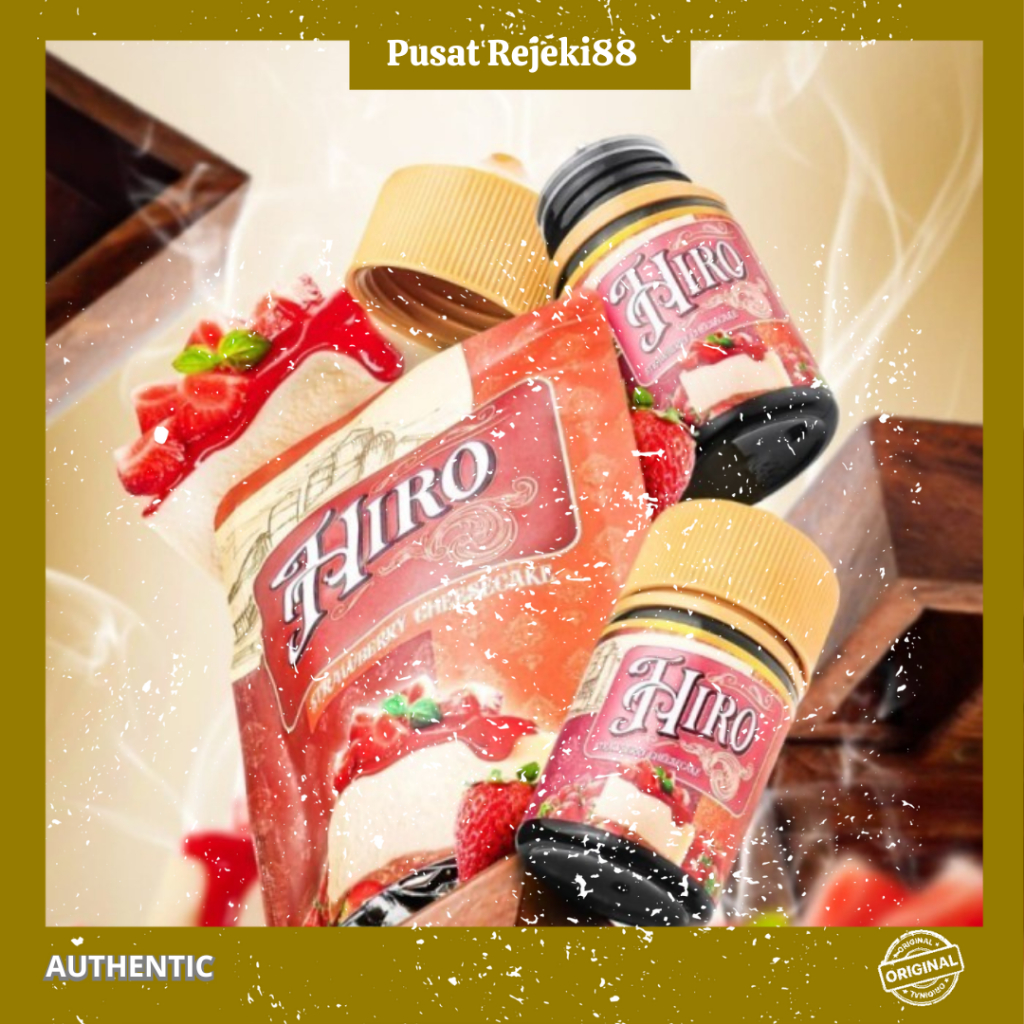 Jual Liquid Hiro Strawberry Cheesecake Creamy Freebase 60ml By Jozojo ...