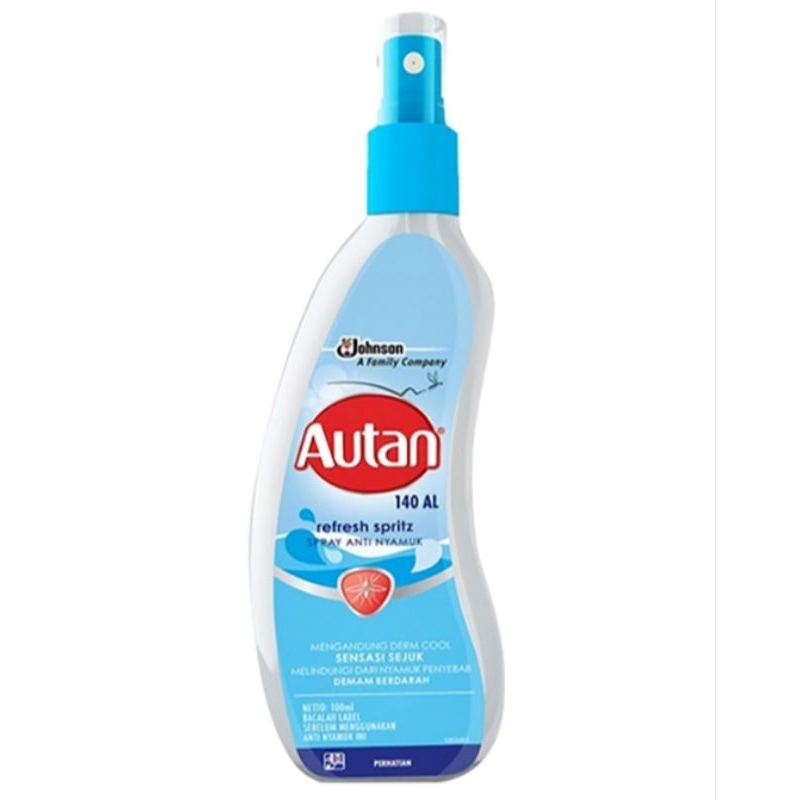 Jual autan spray anti nyamuk refresh spritz 100 ml | Shopee Indonesia