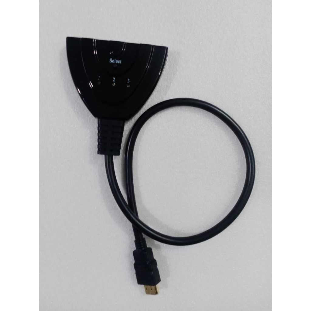 Jual HDMI SWITCH 3 PORT 3 INPUT 1 OUTPUT / HDMI SWITCHER KABEL 3 PORT ...