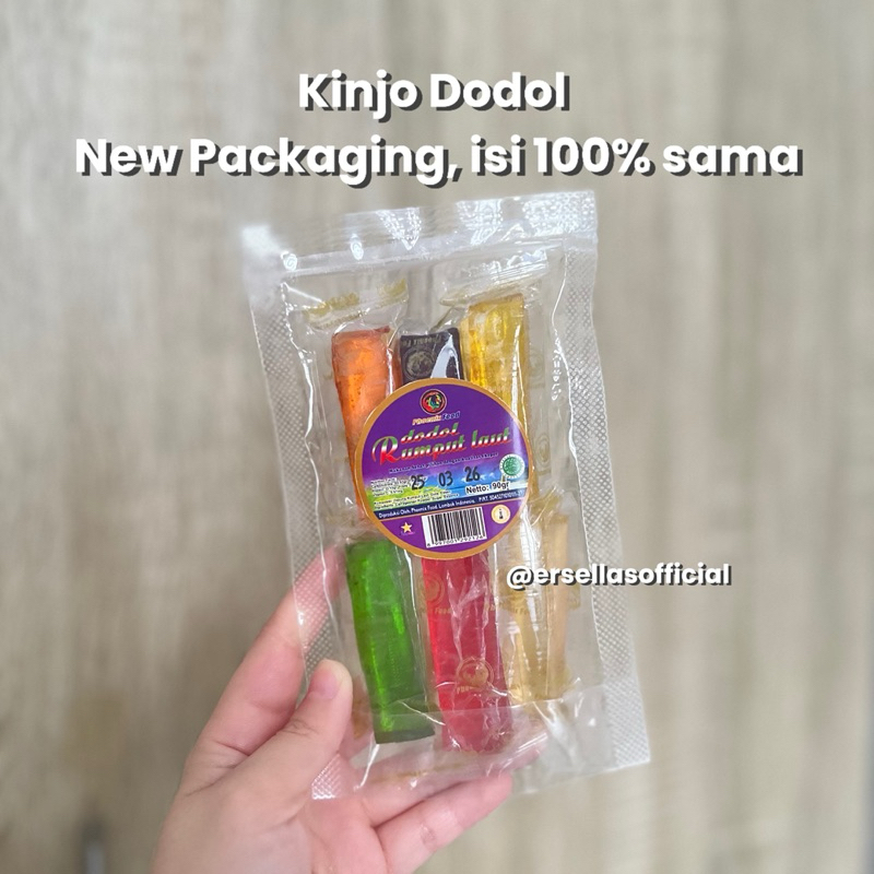 Jual KINJO JELLY VIRAL Tiktok Dodol Rumput Laut Snack Cemilan Anak dan ...