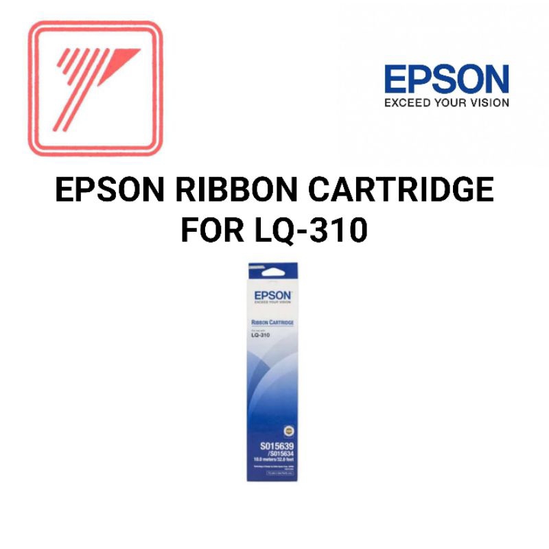 Jual Epson Ribbon Cartridge Pita LQ-310 LQ 310 LQ310 S015639 / S015634 ...