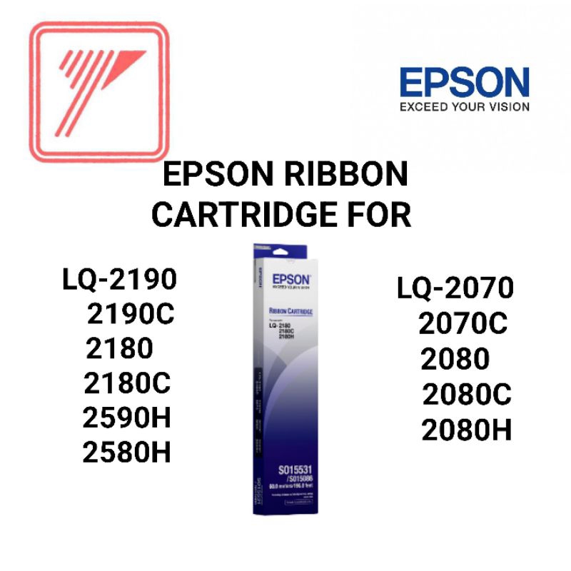 Jual Epson Ribbon Cartridge Pita LQ-2190 LQ2190 2190 2180 2070 2080 ...