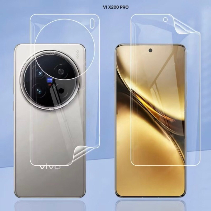 Jual Anti Gores 1 set Depan Belakang Vivo X200 5G / X200 pro | Shopee Indonesia