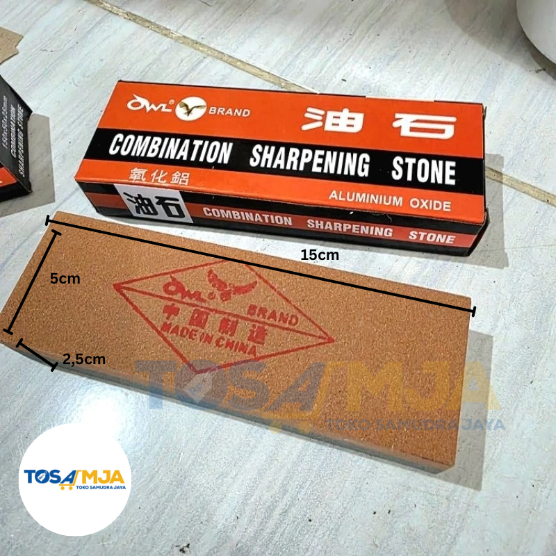 Jual BATU GOSOK | BATU ASAH 6 inch Orange Cap Burung | Pengasah Pisau ...