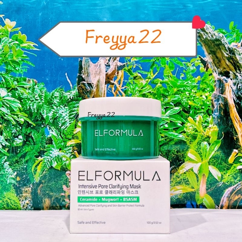 Jual ELFORMULA Intensive Pore & Acne Clarifying Mugwort Mask - 100gr ...