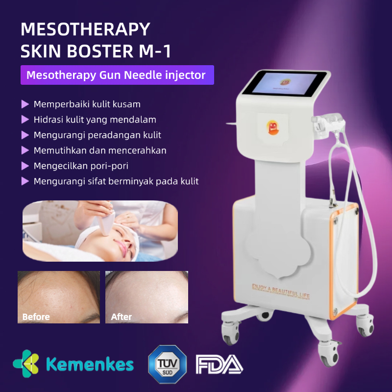 Jual AKL- Mesotherapy Jarum Suntik Multi needle meso injector gun 9pin ...