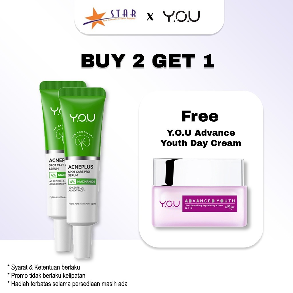 Jual YOU AcnePlus Spot Care Pro Serum 15g | YOU AcnePlus Spot Gel (BELI ...