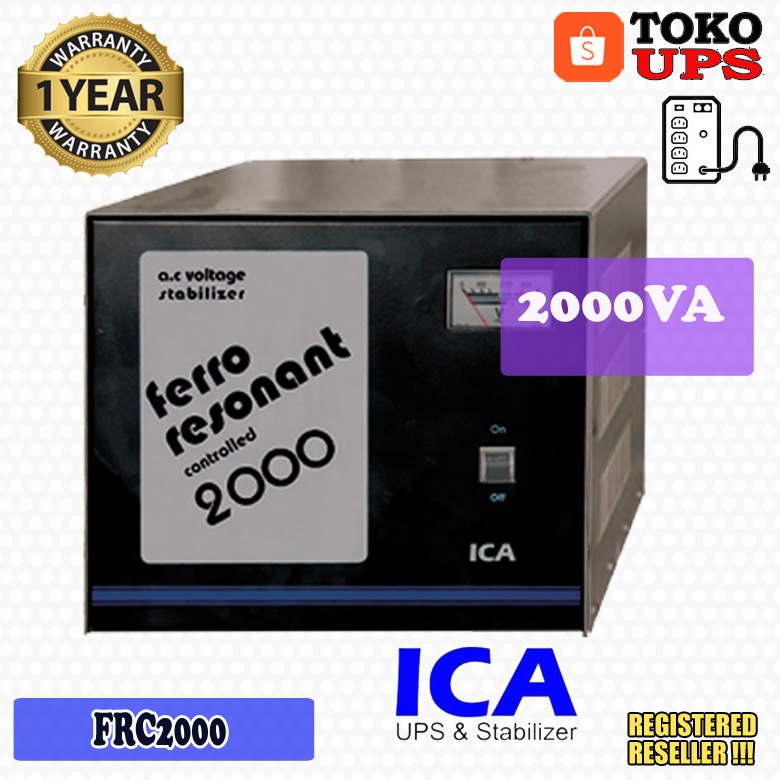 Jual STABILIZER ICA FRC2000 Stabilzer Ferro Resonant Control 2000va ...