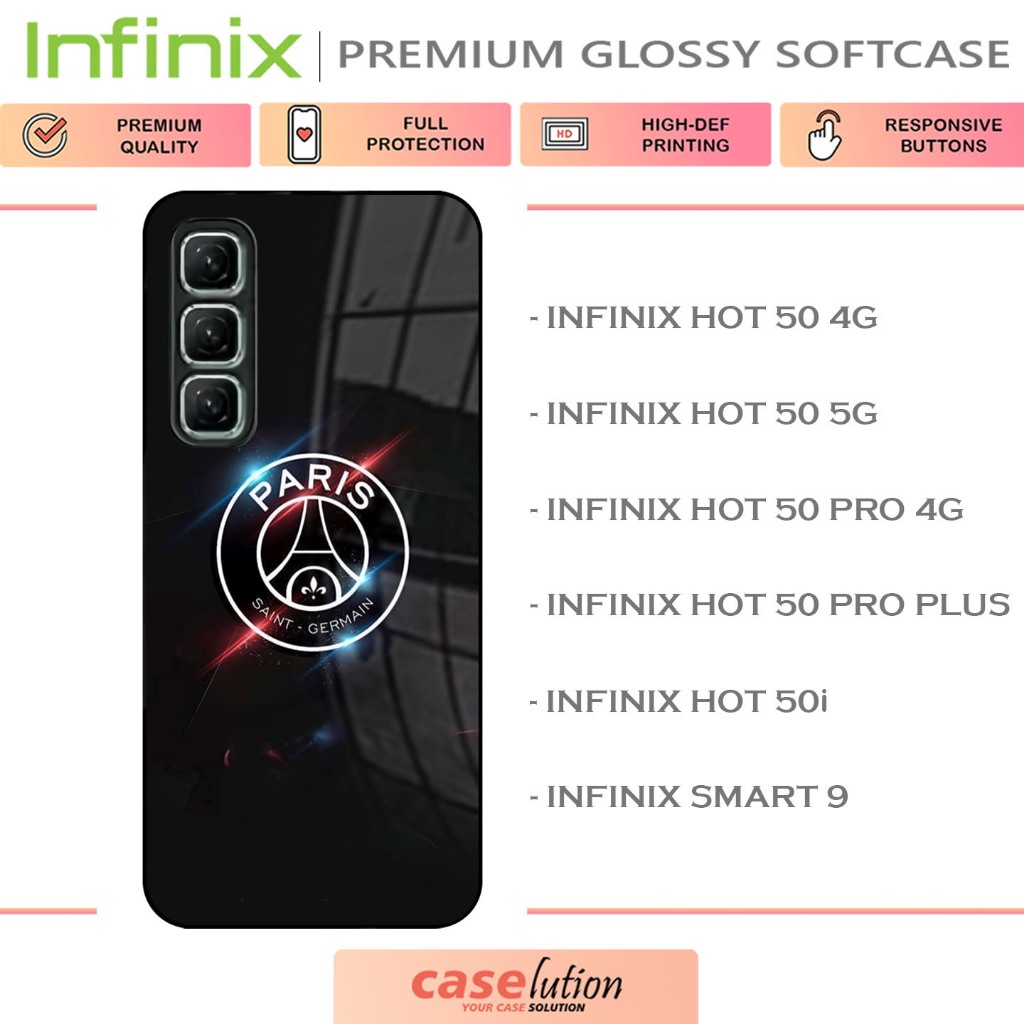 Jual Glossy Softcase For INFINIX Hot 50 4G | Hot 50 5G | Hot 50 Pro 4G | Hot 50 Pro Plus | Hot ...