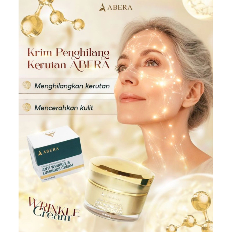 Jual ABERA KRIM PENGHILANG KERUTAN -ABERA ANTI WRINKLE DAN LUMINOUS CREAM | Shopee Indonesia
