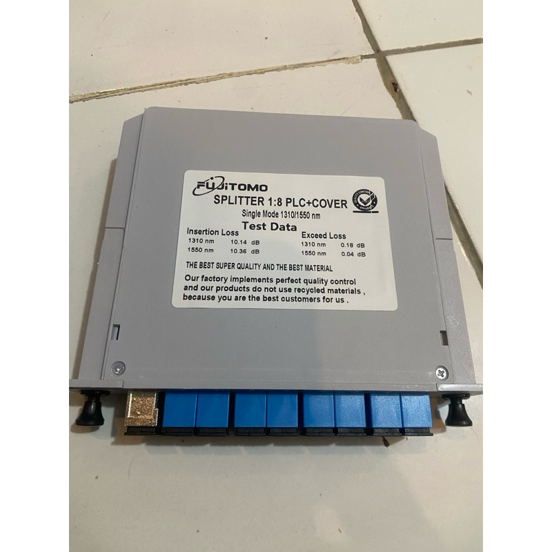 Jual Spliter Box 1:8 Fujitomo Input adapter Sc Metal - Spliter Box ...