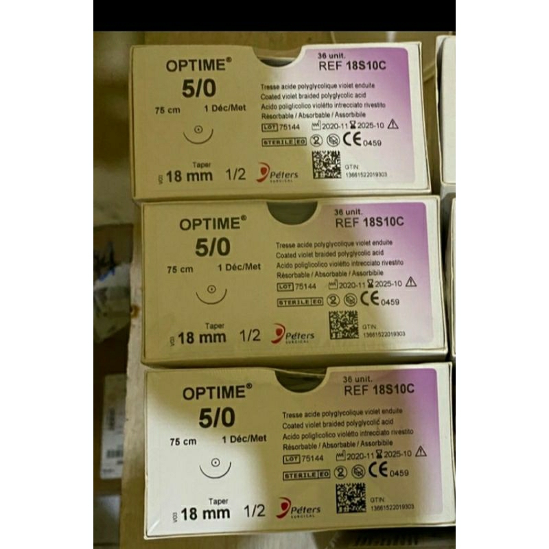 Jual Benang Jahit Optime 5 0 Taper 18mm | Shopee Indonesia