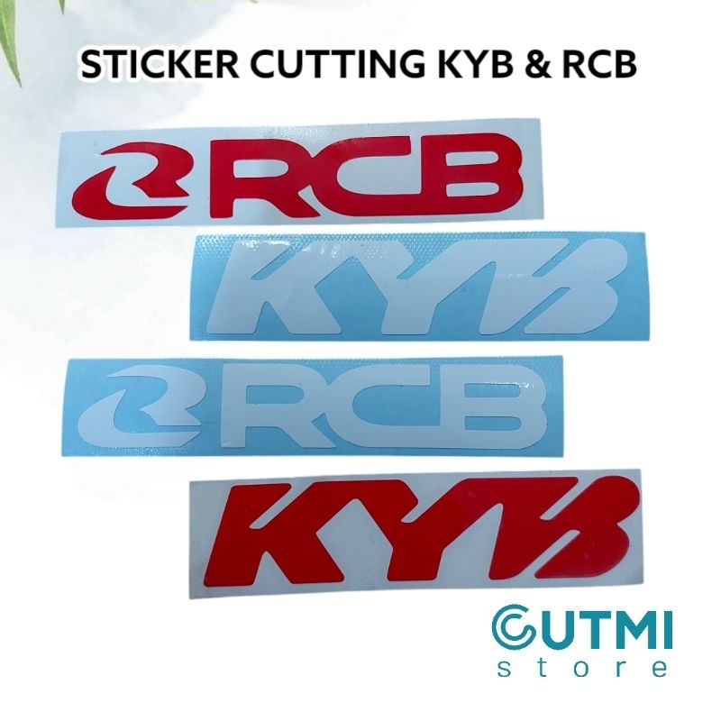 Jual Sticker Stiker Cutting KYB dan RCB - Desain Keren Untuk Motor ...