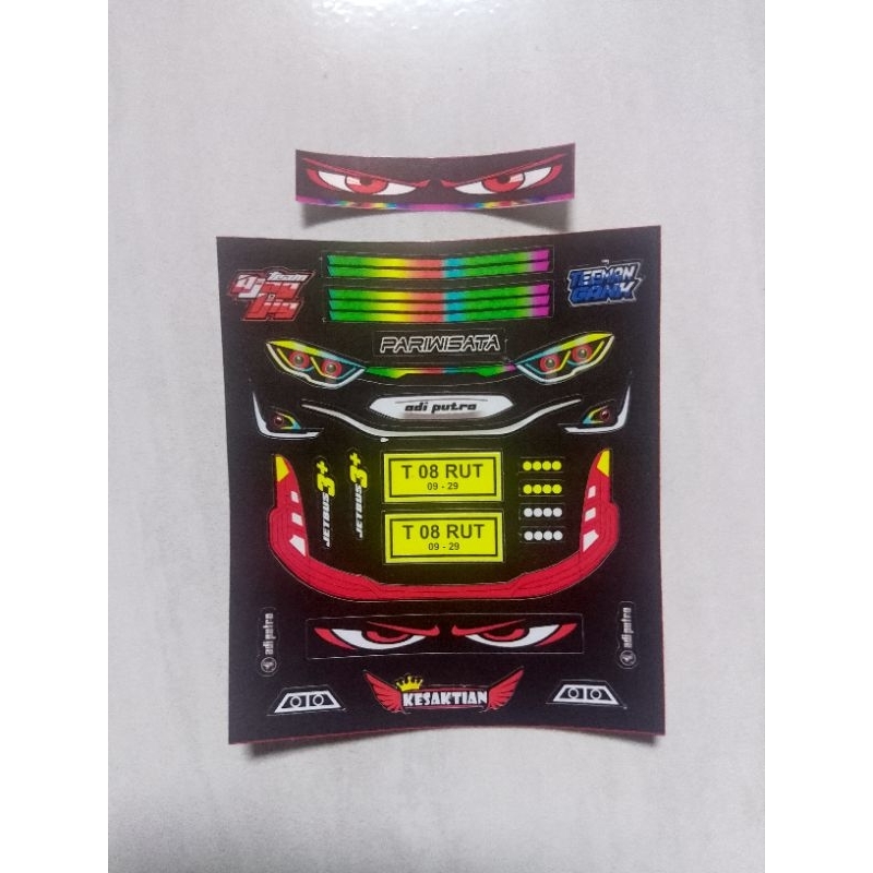 Jual Stiker lampu miniatur bus jb5 dan jb3 | Shopee Indonesia