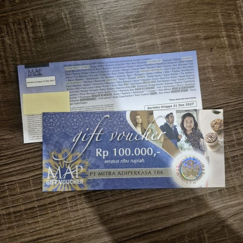 Jual Voucher MAP Rp 100.000 (100rb) | Shopee Indonesia