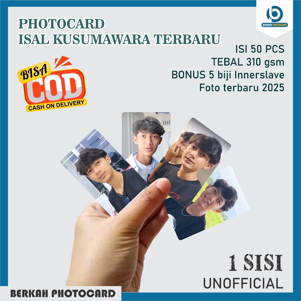 Jual PHOTOCARD ISAL KUSUMAWARA (POTO TERBARU 2025) ISI 50 pcs 1 SISI ...