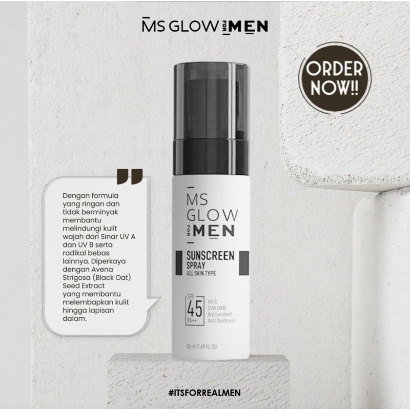 Jual sunscreen men ms glow men | Shopee Indonesia
