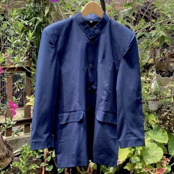 Jual Preloved Basofi Beskap Sunda Biru Navy Baju Tradisional | Shopee ...