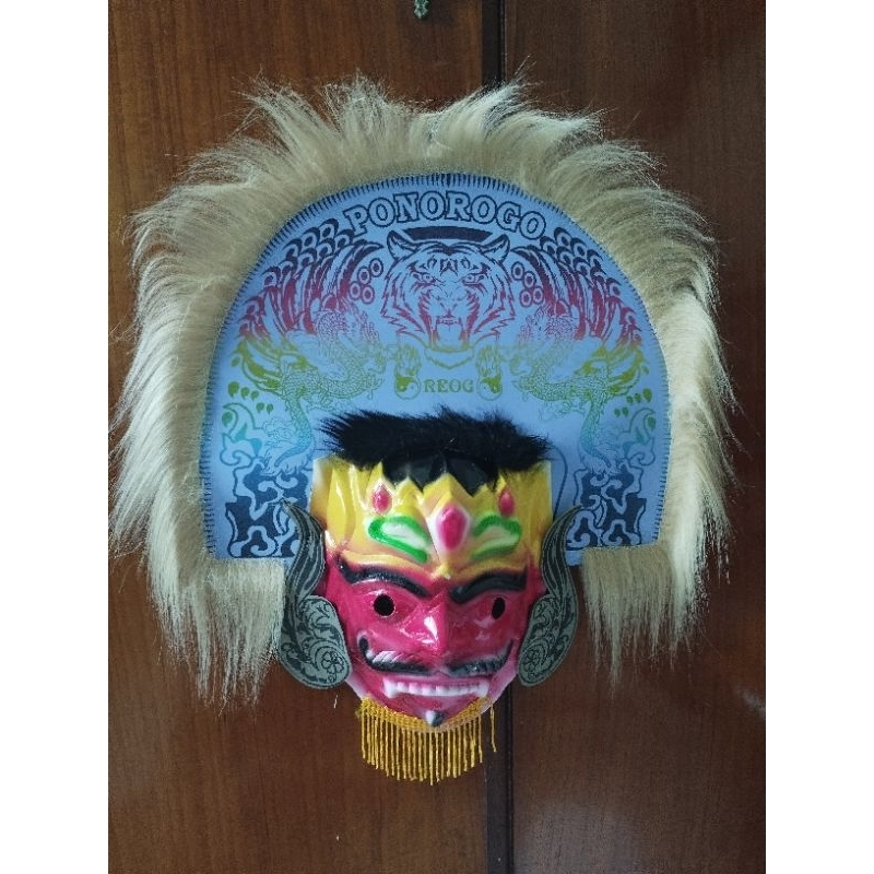 Jual Topeng Reog Merah Karnaval Ondel Ondel Spon | Shopee Indonesia