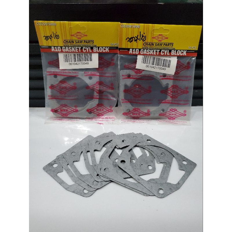 Jual Packing Blok / Gasket Blok / Gasket Cyl Blok / Perpak Blok Mesin Chainsaw 5200/5800 20"/22 ...
