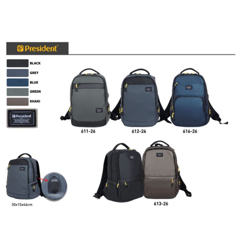 Jual Ransel President Waterprof jaminan Dan termurah | Shopee Indonesia