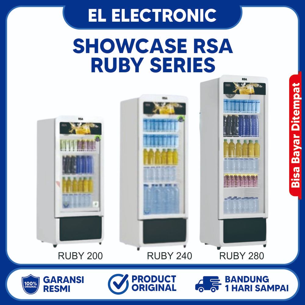 Jual SHOWCASE RSA RUBY 200 | RUBY 240 | RUBY 280 SHOWCASE TANPA BUNGA ES NO FROST GARANSI RESMI ...