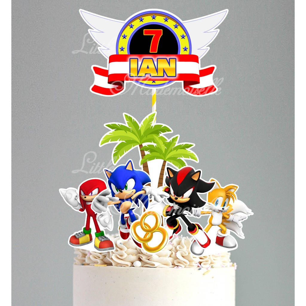 Jual Topper birthday cake kue ulang tahun Sonic | Shopee Indonesia