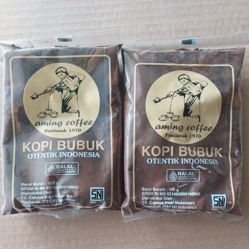 Jual Kopi Aming 100 Gr Khas Pontianak Original - Kopi Robusta ...
