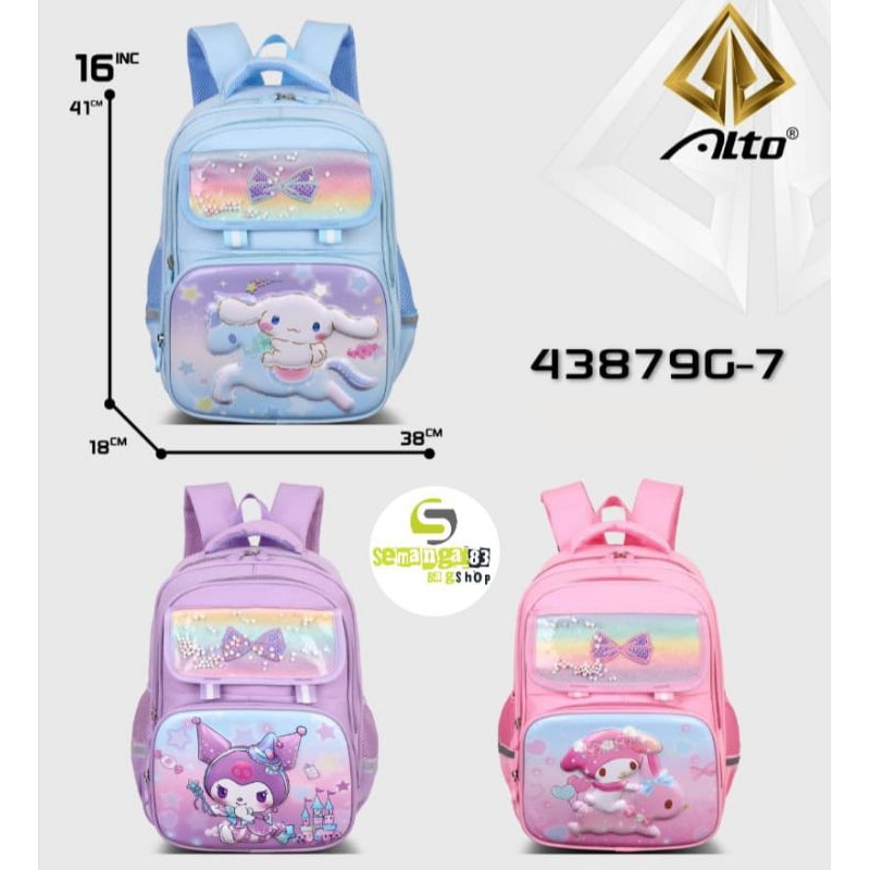 Jual Tas Ransel Backpack Sekolah Anak Cewe SD Import By Alto 43879G | Shopee Indonesia