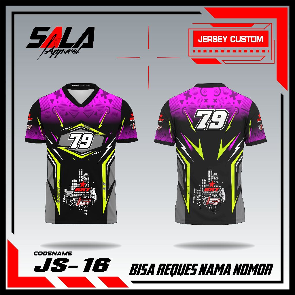 Jual Baju Kaos Jersey Racing Balap Road Race simpel Riquest Nama Nomor ...