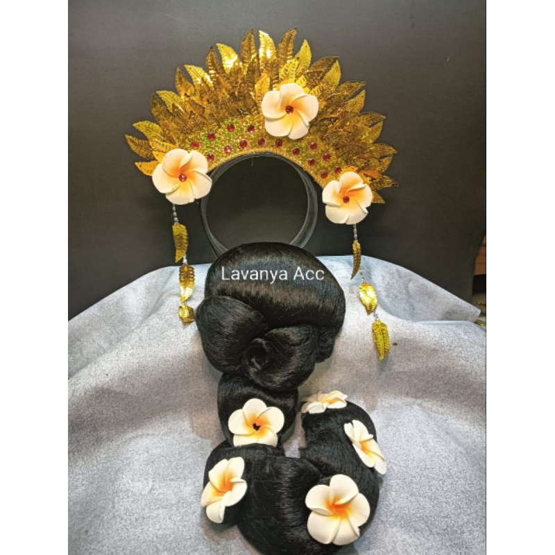 Jual Sunting Mahkota Bali /Sanggul Bali untuk anak dan Dewasa | Shopee ...