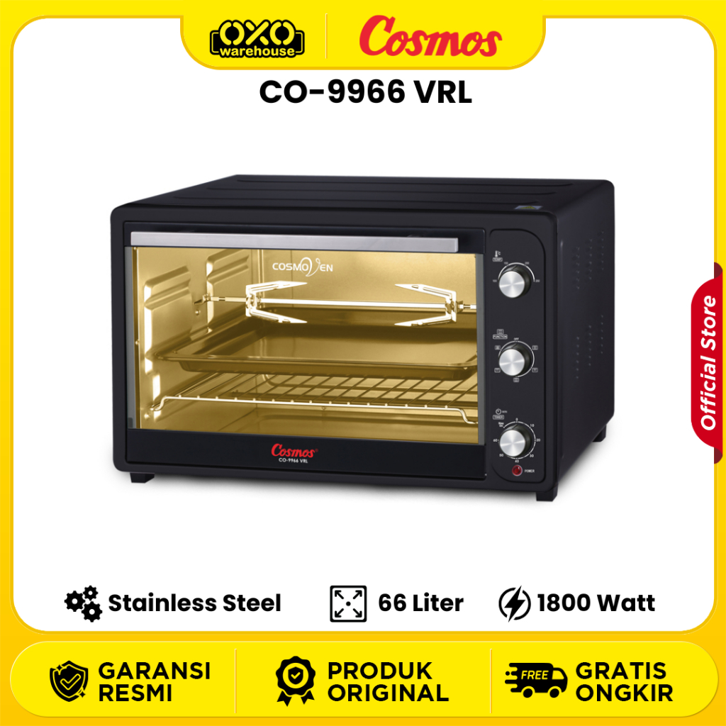 Jual COSMOS Oven CO-9966 VRL Microwave Pemanggang 66 Liter Garansi ...