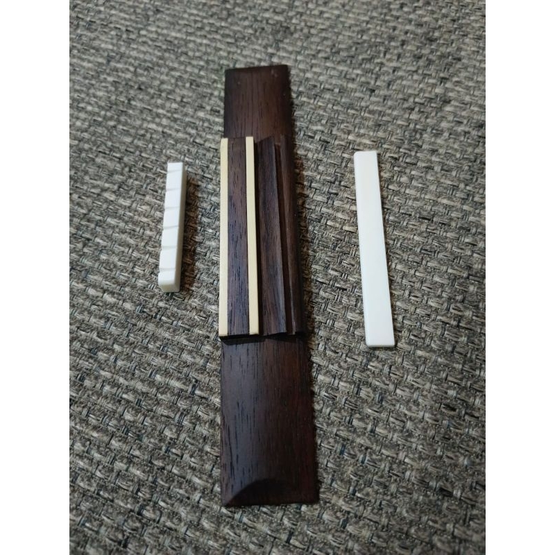 Jual Paket hemat 1 set full brigde classic + sadle nut tulang gitar ...