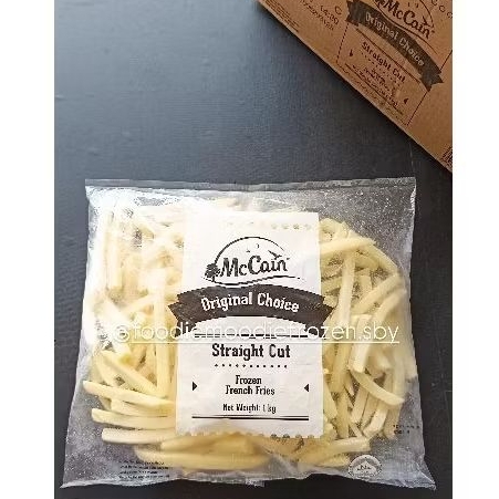Jual Frozen kentang straight cut McCain original choice kemasan 1kg ...