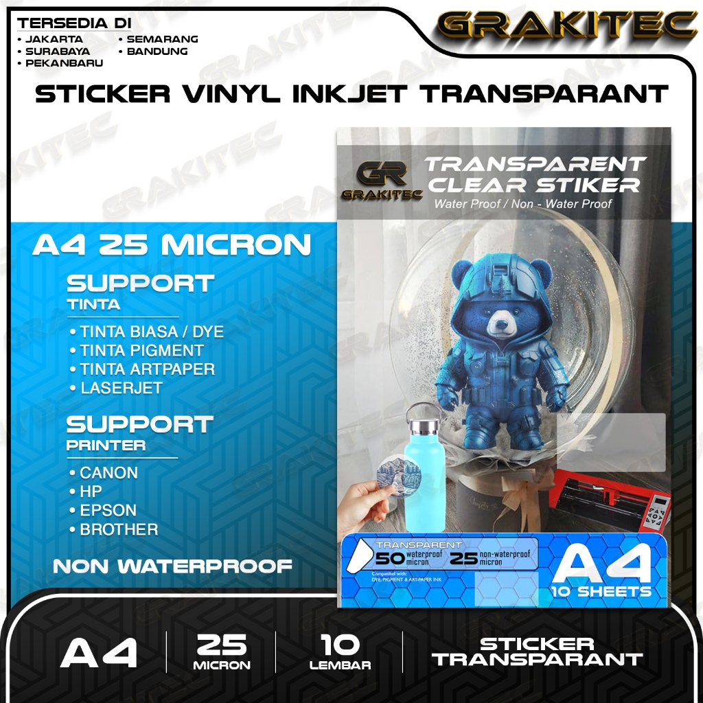 Jual Kertas Sticker Vinyl Transparan - Sticker Vinyl Transparant ...