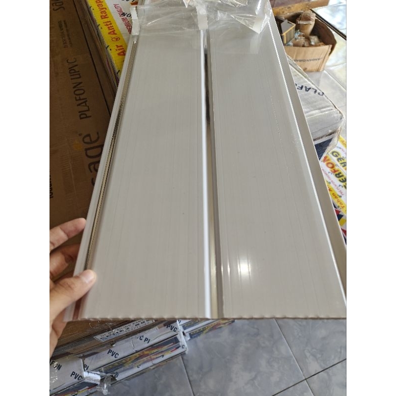Jual plafon pvc potongan 1 meter | Shopee Indonesia