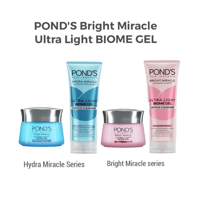 Jual PONDS BIOME Gel Series [ facial foam, cream ] | Shopee Indonesia
