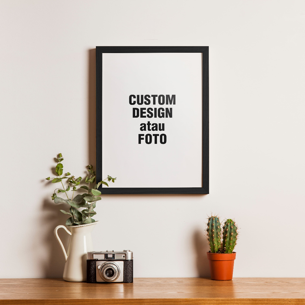 Jual Poster Frame - Custom/Request Desain & Foto | Dekorasi Ruangan ...
